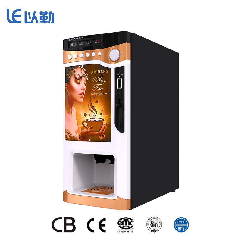 China New Delivery for 1.6L Automatic Table Top Instant Automatic Coffee Vending Machine Manufacturer and Factory Yile Shangyun